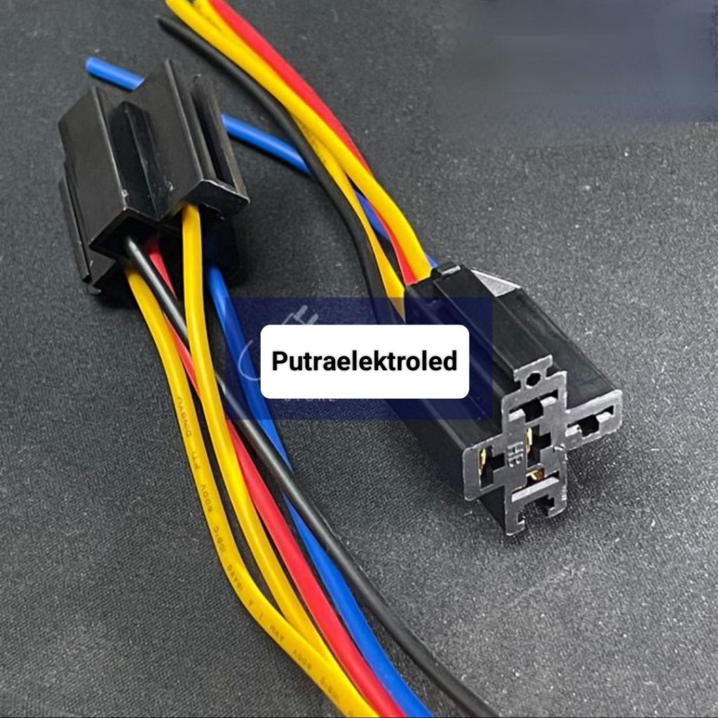 Jual Socket Relay Klakson Bintang + Kabel / Kabel Soket Relay Bintang 4 ...