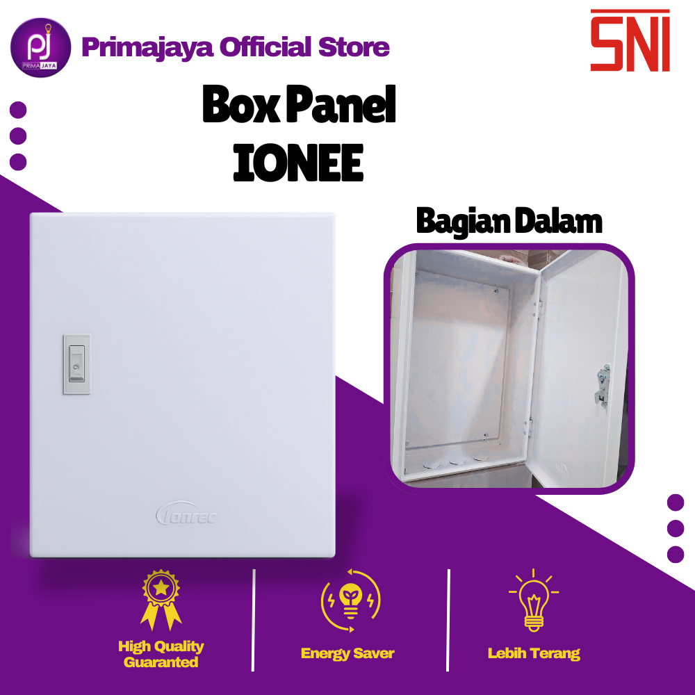 Jual Box Panel Listrik IONEE 35x25x15 SNI Tebal 0.8 mm Kunci Tekan Aman ...