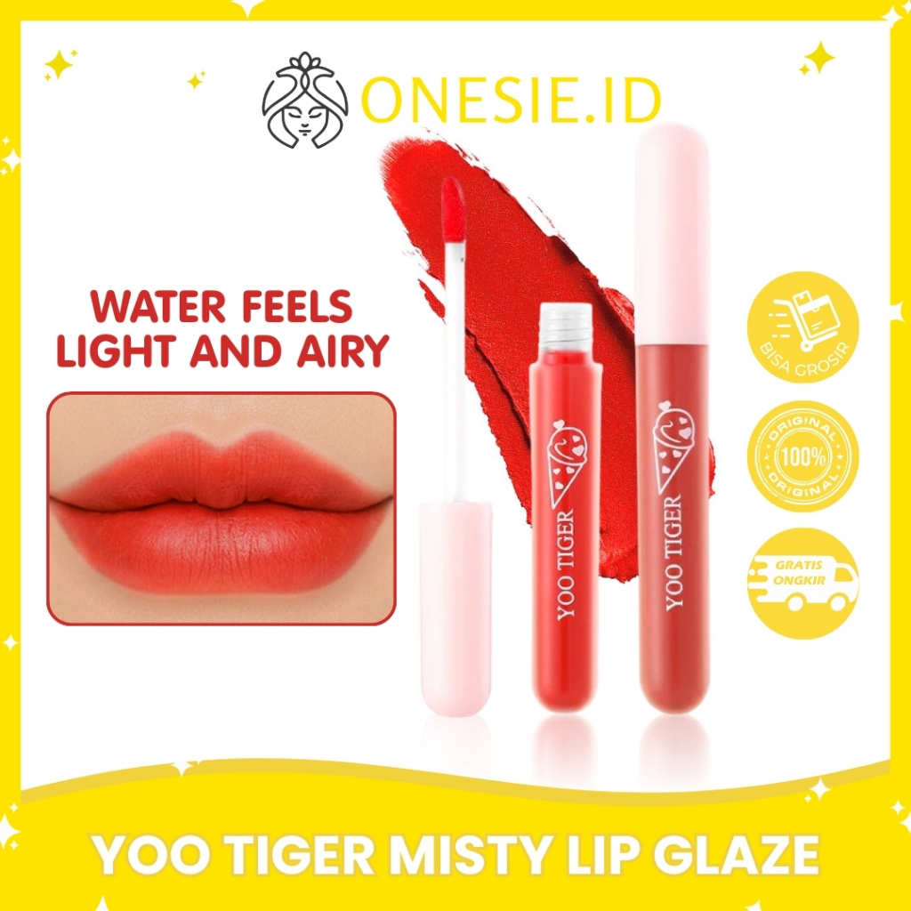 Jual YOO TIGER Lip Glaze Matte Lipstick Silky Waterproof Anti Air ...
