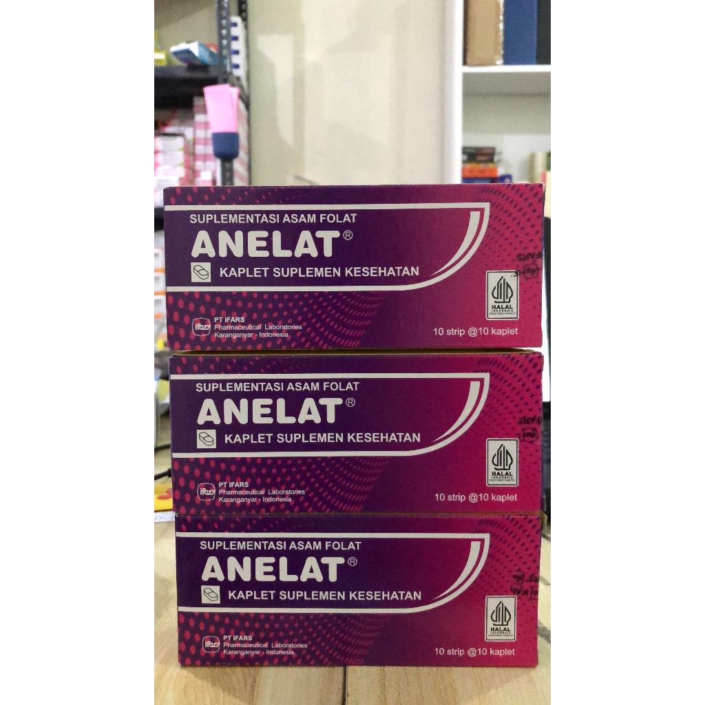 Jual ANELAT ASAM FOLAT IFARS BOX 100 KAPLET | Shopee Indonesia