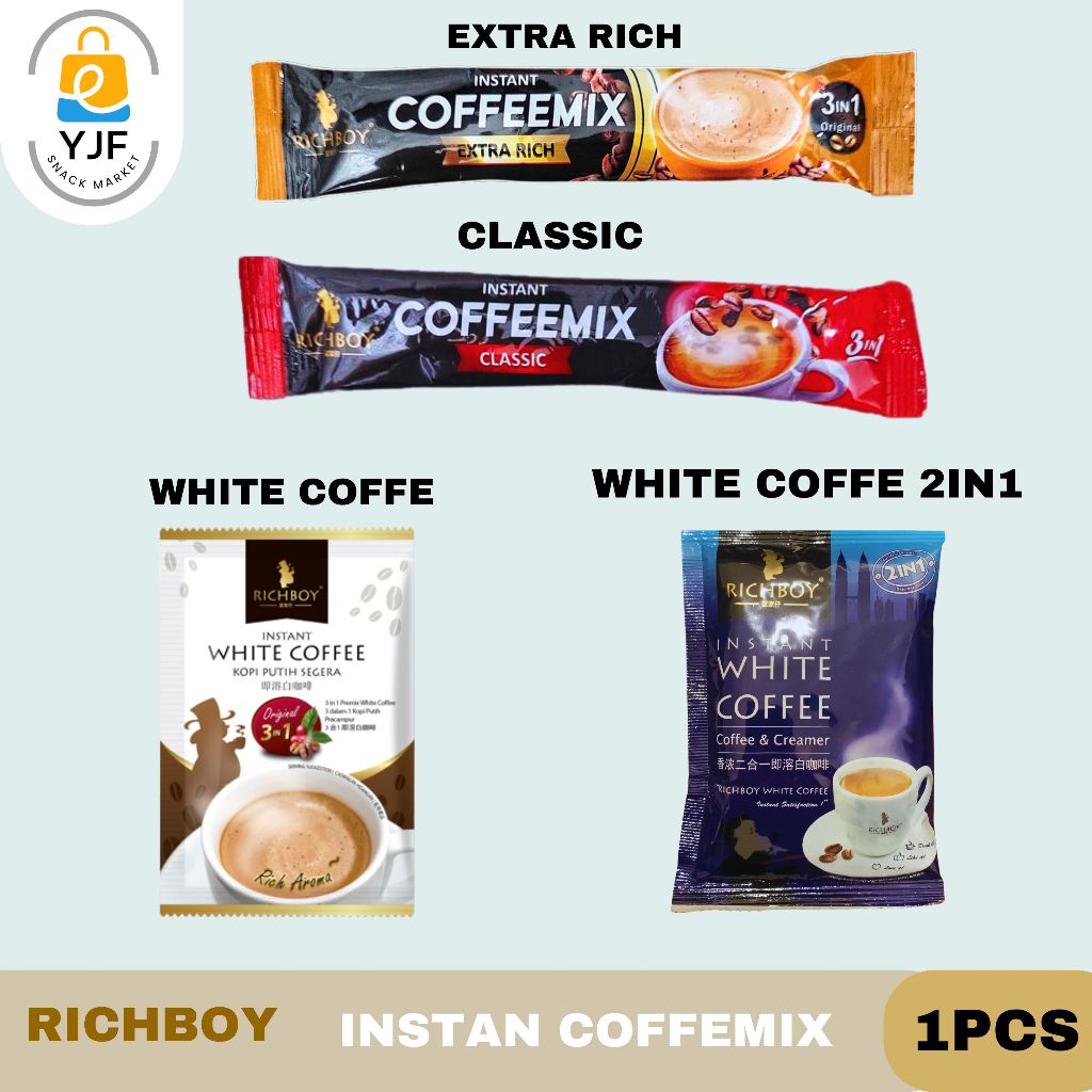 Jual Richboy Coffemix 3 in 1 20g - 1 PCS / Classic / Extra Rich / White ...