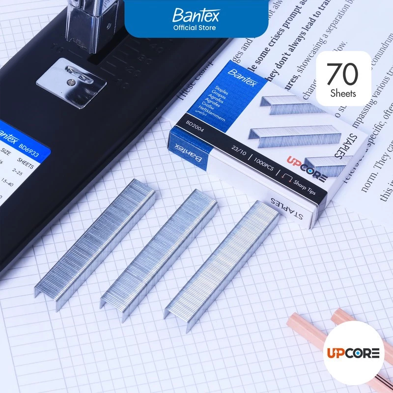 Jual Bantex Staples 23/10 Ujung Tajam Anti Karat | Untuk 60 Lembar ...