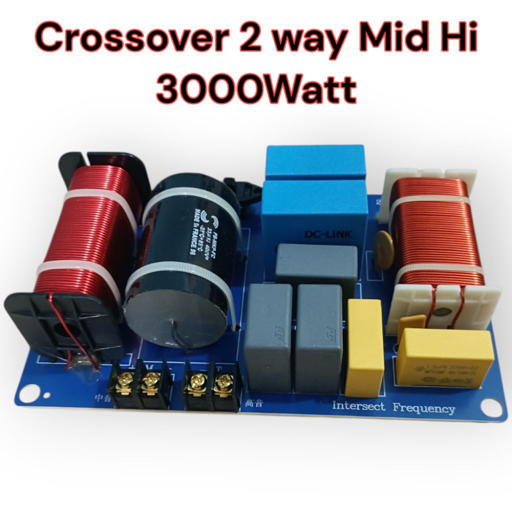 Jual Komponen Profesional Audio Crossover Mid Hi Middle High 2 Way ...