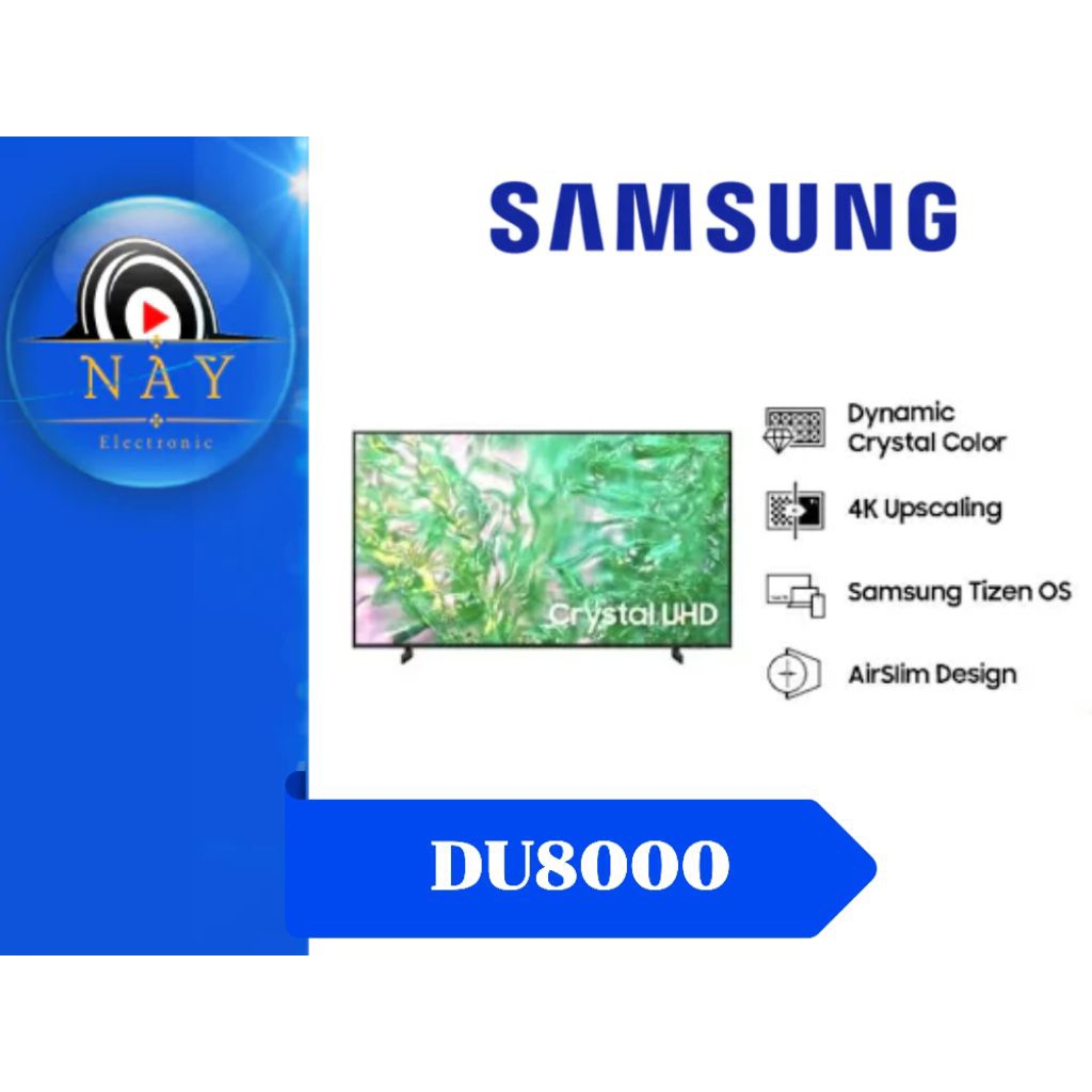 Jual Samsung 50" Crystal UHD 4K DU8000 Smart TV - Garansi Resmi ...