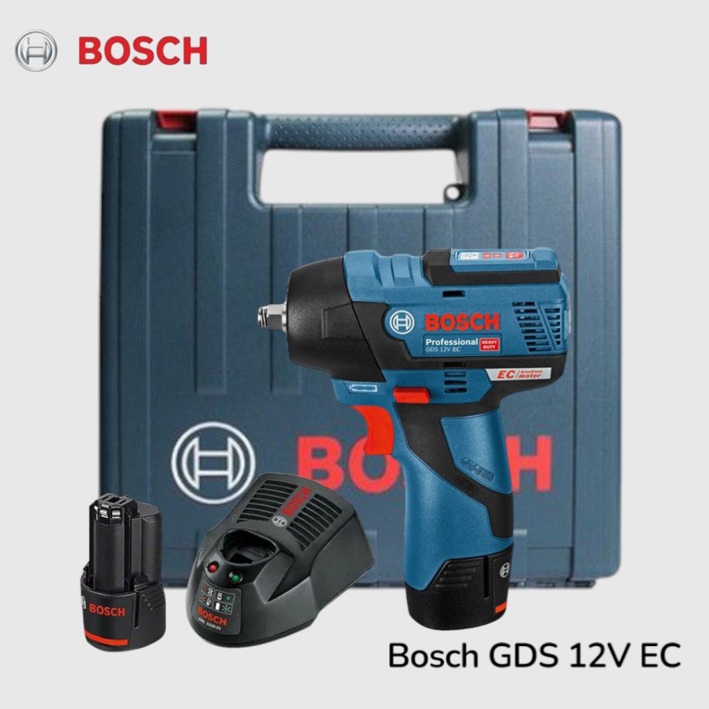 Jual Bosch GDS 12V EC Impact Bosch 12V 3/8 Impact Baterai Bosch 12V ...