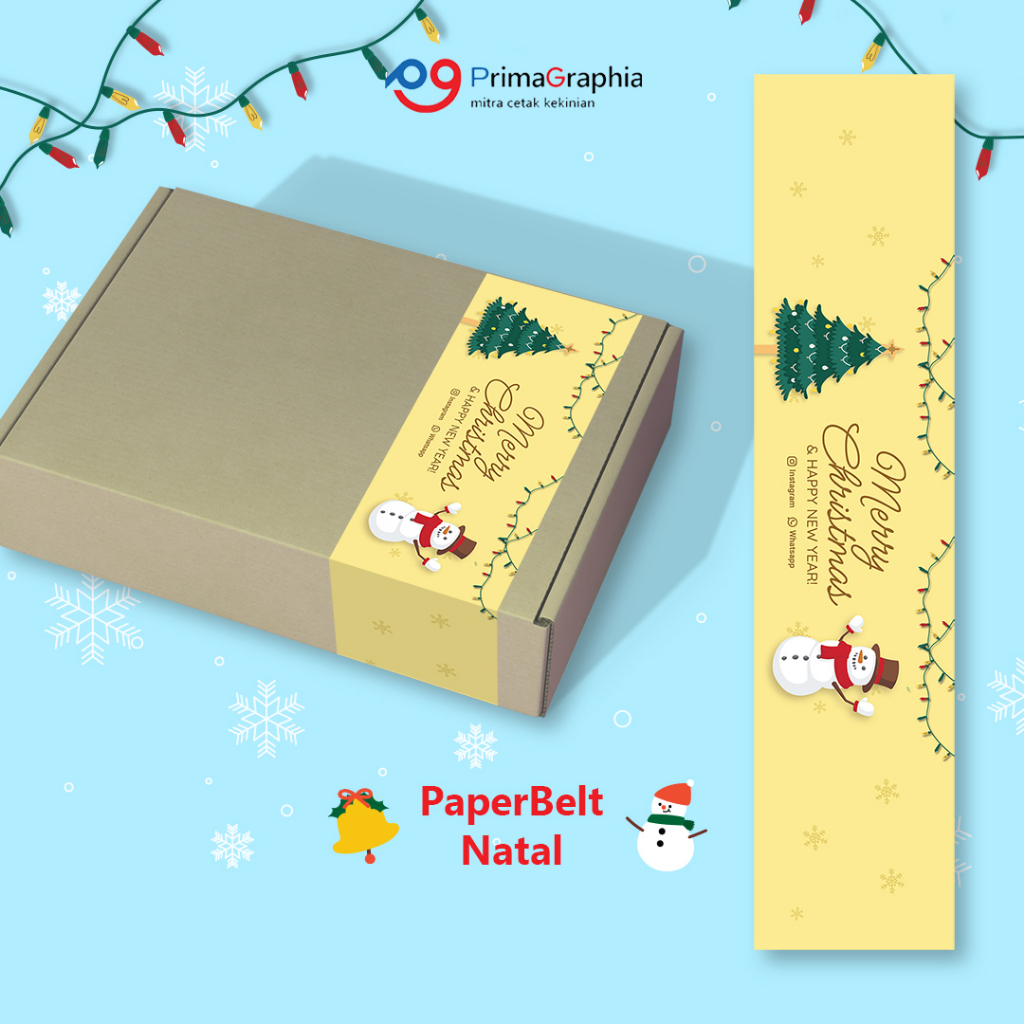 Jual Cetak Paper Sleeve Natal Custom Desain Template | Shopee Indonesia