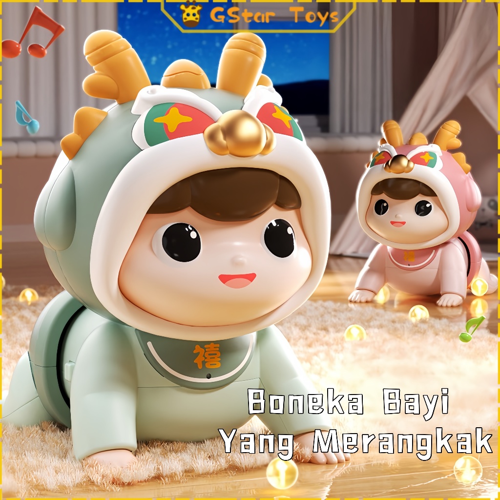 Jual Gstar Mainan Bayi Crawling Doll Baby Toys Boneka Bayi yang ...