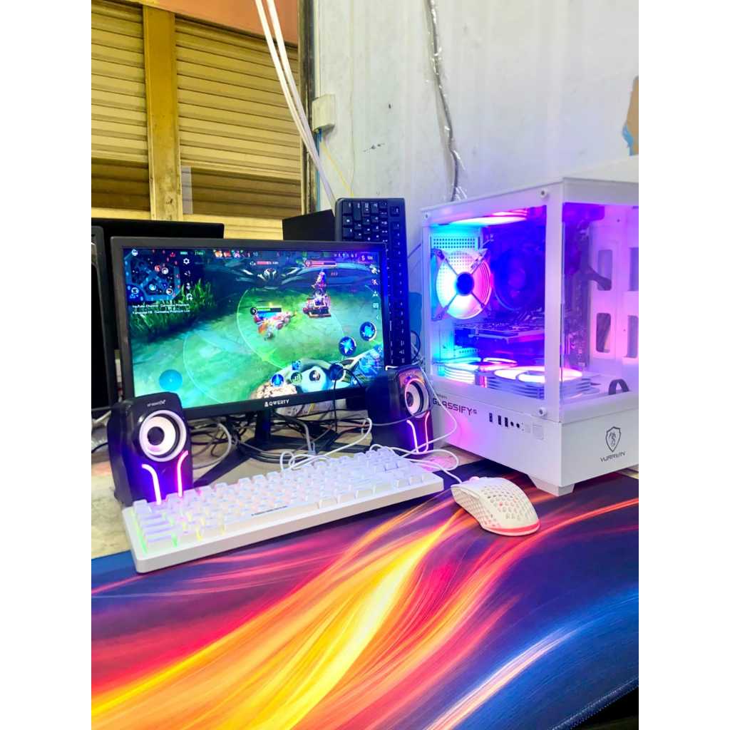 Jual PC Gaming Fullset gen 12 vga 4gb ddr5 layar 24inch samsung ...