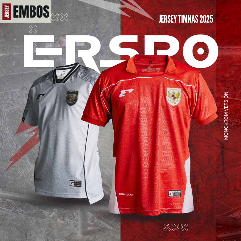 Jual Jerseyembos Timnas Erspo 2025 Terbaru Merah Home Big size Jumbo ...