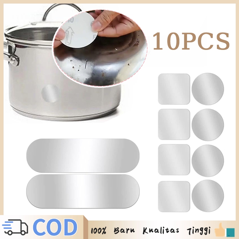 Jual 10 Lembar Lem Panci Lem Panci Aluminium Tahan Panas Tembel Panci ...
