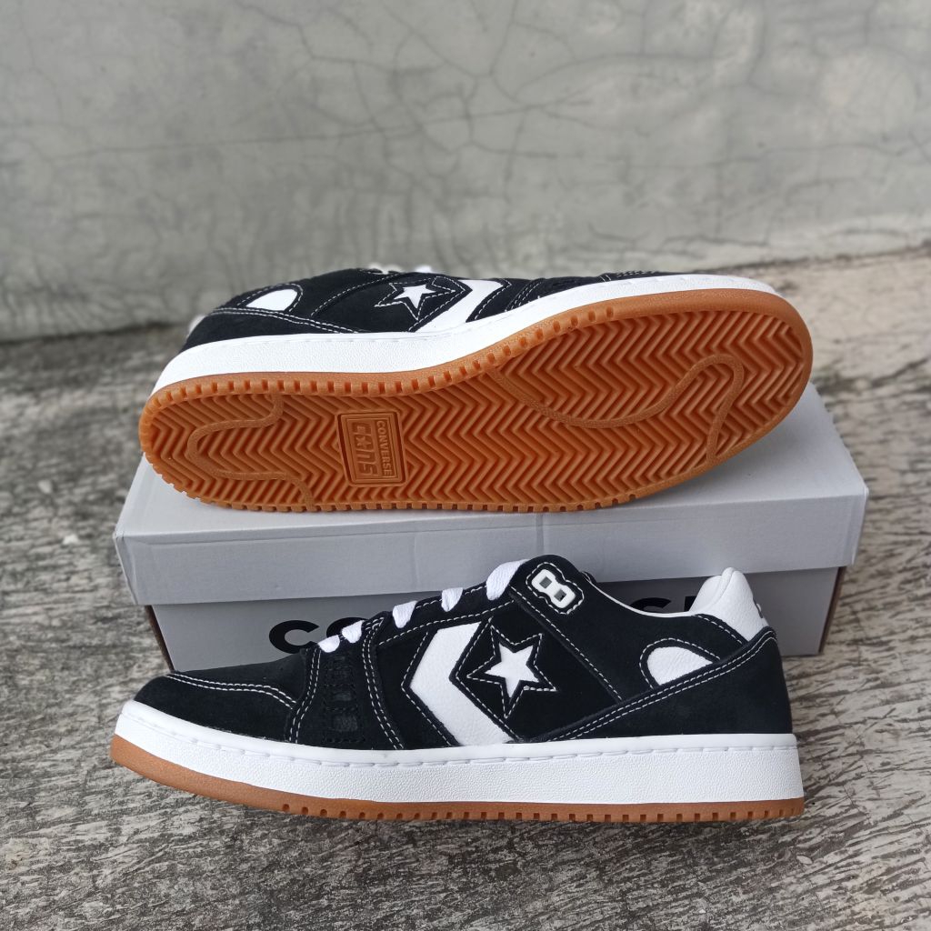 Jual Resmi MAP Converse AS-1 Pro OX Black white Gum Sole BNIB original ...