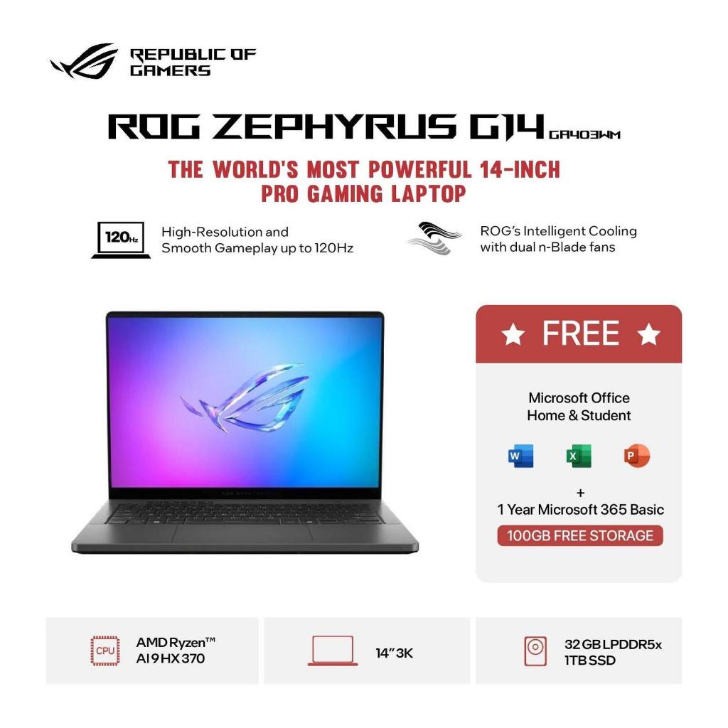 Jual Asus ROG Zephyrus G14 OLED GA403WM AMD Ryzen AI 9 HX370 RTX5060 ...