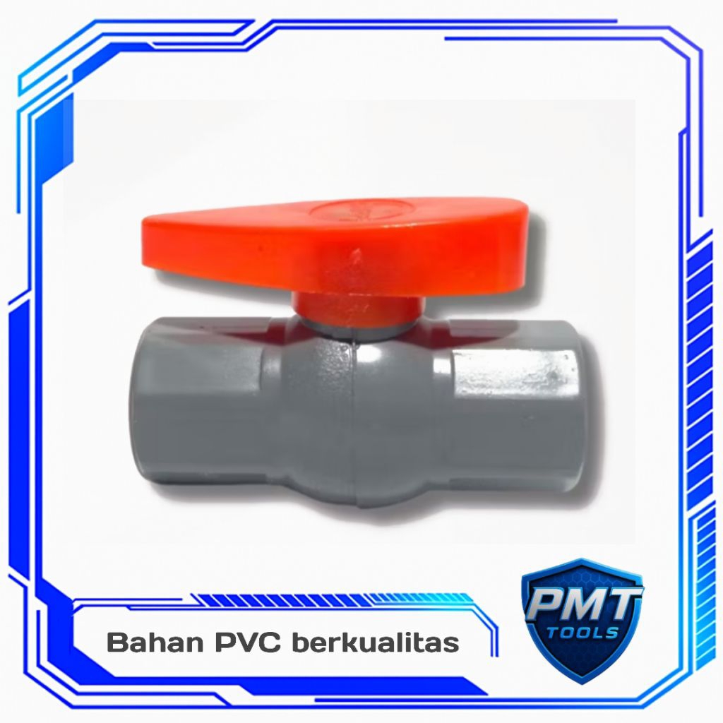 Jual Stop Keran 1/2 inch / Ball Valve PVC HPP | Shopee Indonesia