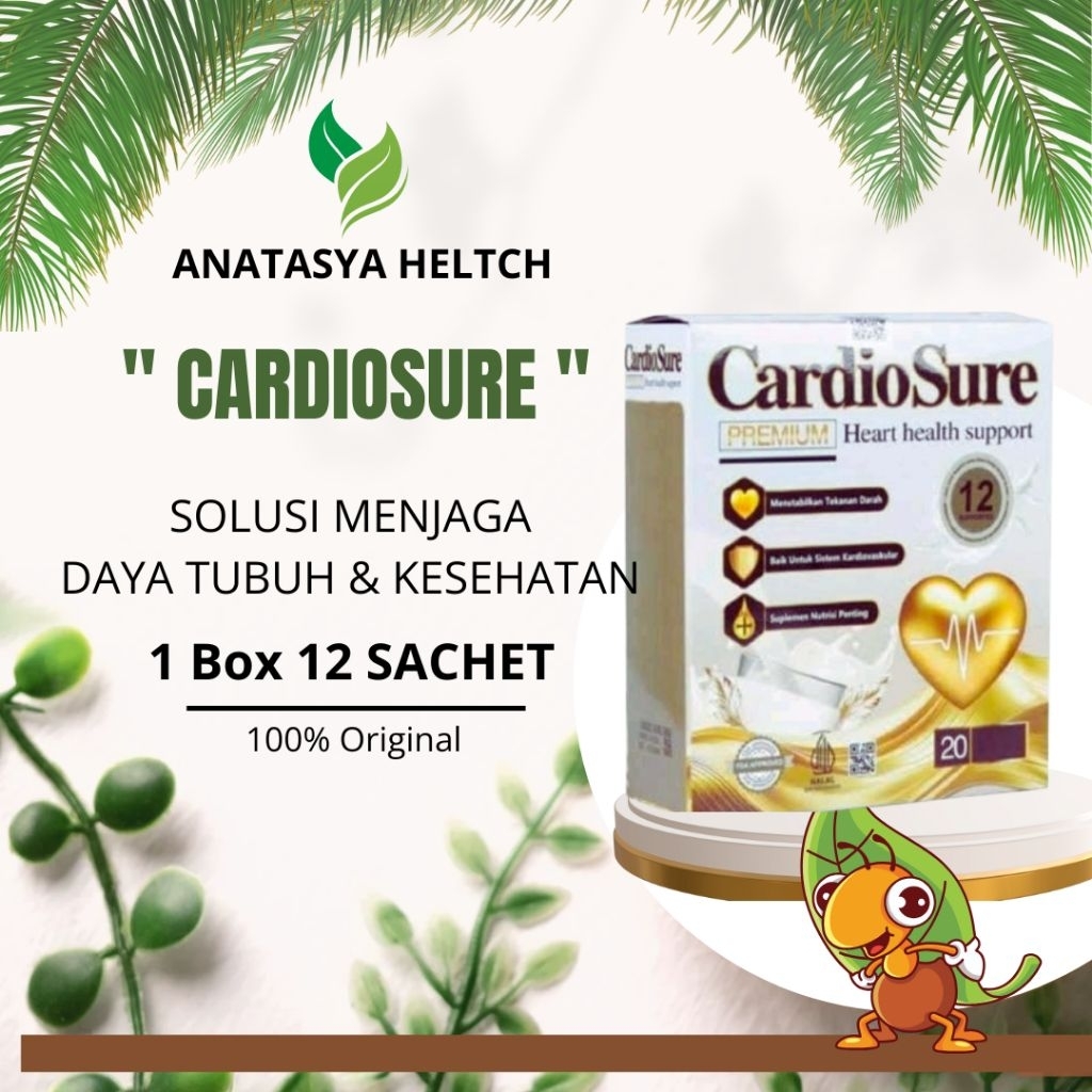 Jual SUSU PREMIUM CARDIOSURE MILK SUSU KESEHATAN KETEBALAN TUBUH 1 BOX ...