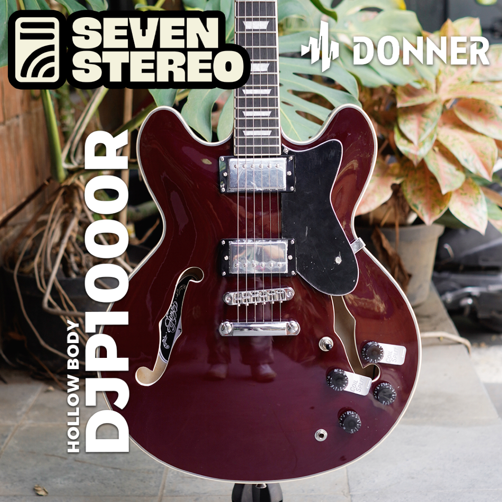 Jual Donner DJP-1000 335 Style Electric Guitar Kit for Semi-Hollow Body ...