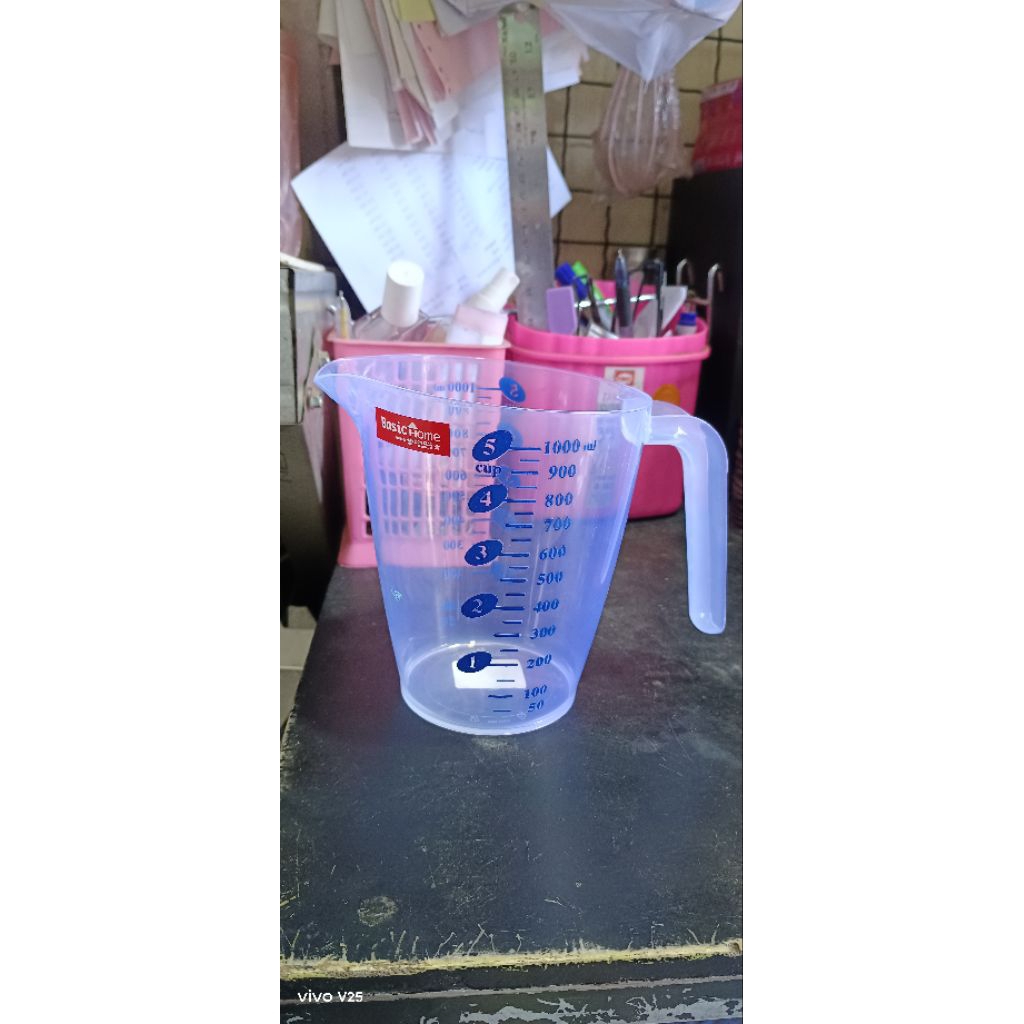 Jual Gelas Takar Gelas Ukuran 1 Liter Basic Home Lion Star BGL-2 Gelas ...