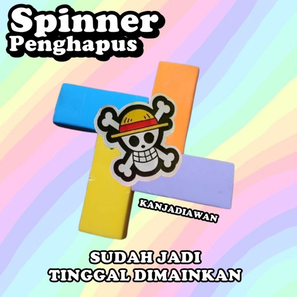 Jual ( sudah di rakit) penghapus gasing pemadam free stiker one piece ...