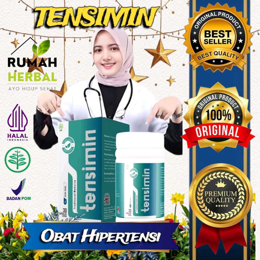 Jual TENSIMIN Obat Herbal Atasi Hipertensi, Struk Jantung Dan Asam Urat ...