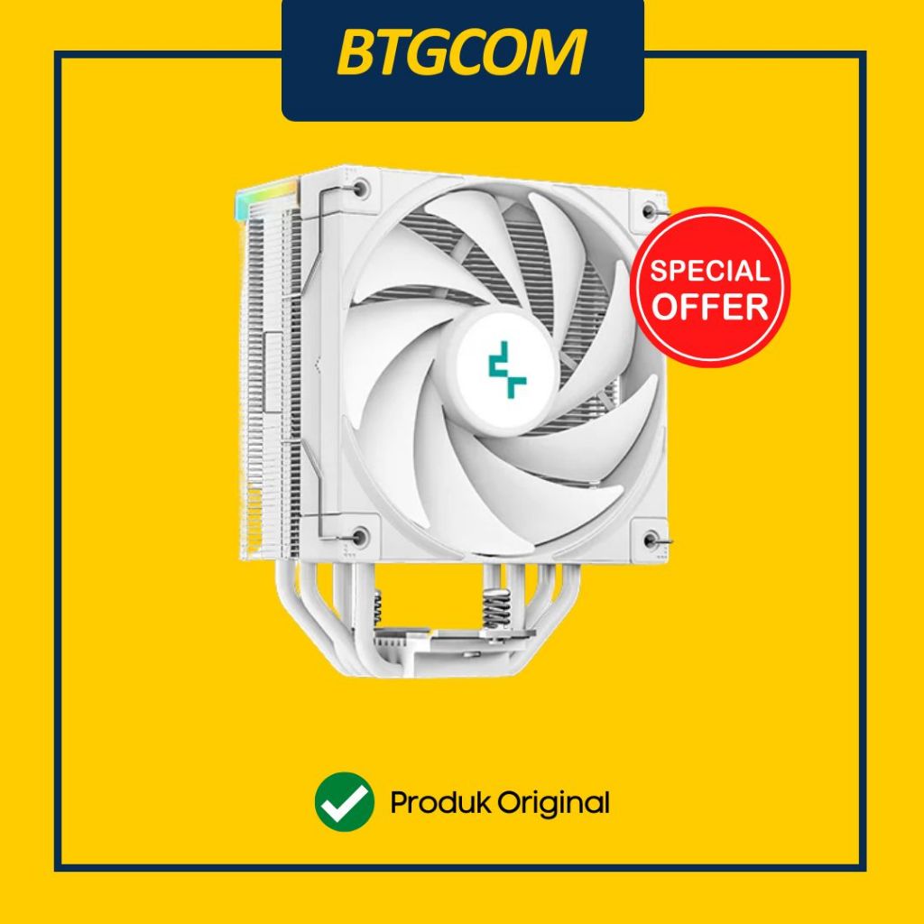 Jual CPU/PROCESSOR FAN/KIPAS PROSESOR DEEPCOOL AK400 DIGITAL WHITE ARGB ...