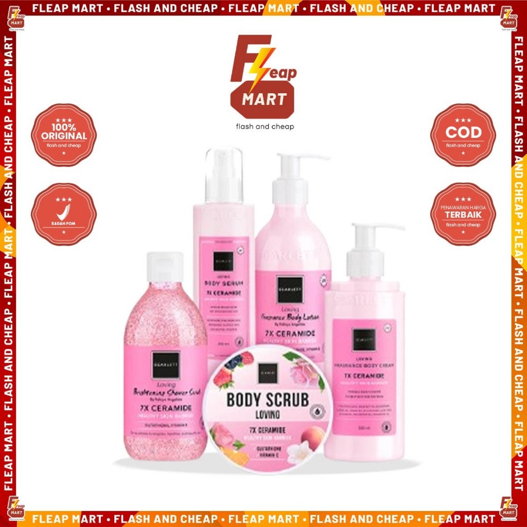 Jual SCARLETT Whitening Loving Series - Body Lotion Scrub Cream Shower ...
