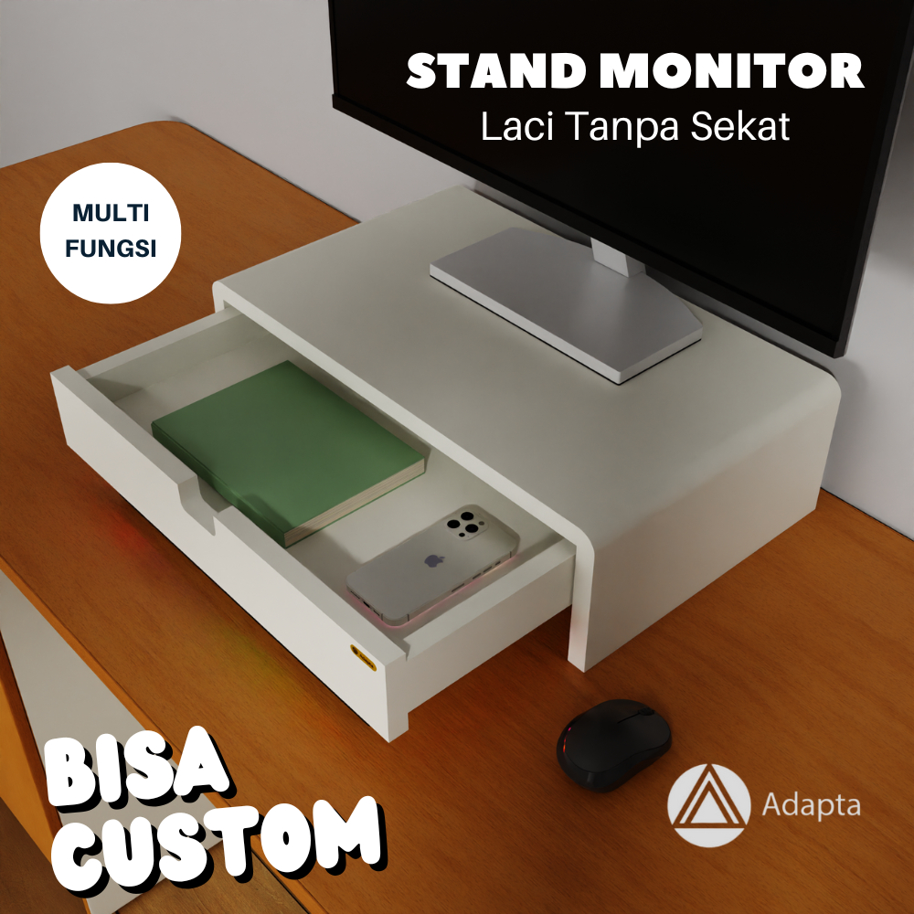 Jual Adapta - Desk Monitor Dudukan Layar Komputer - Stand Monitor ...