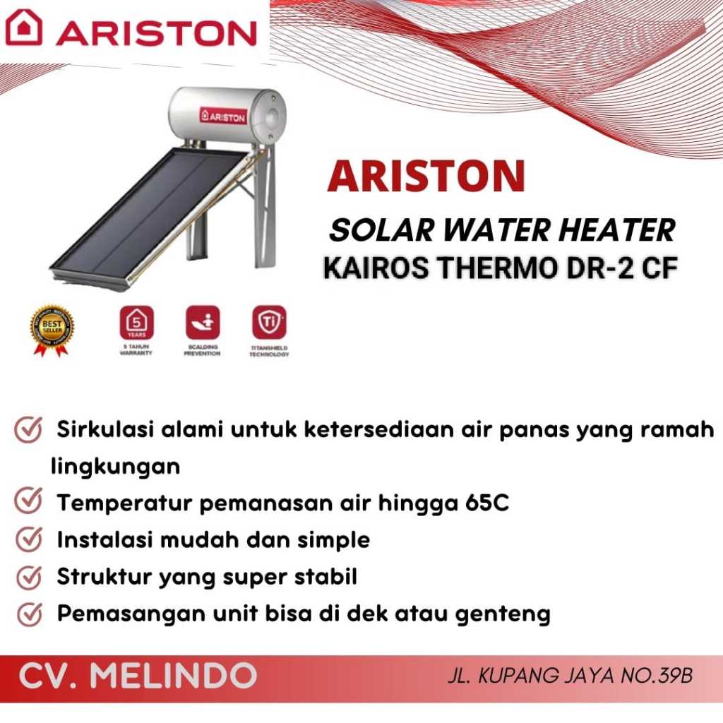 Jual ARISTON PEMANAS AIR SOLAR WATER HEATER KAIROS THERMO DR-2 CF 150L ...