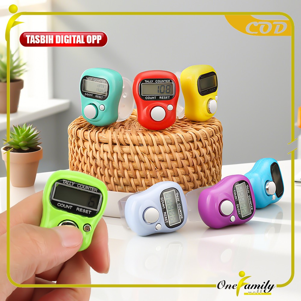 Jual ONE-C848 Tasbih Digital Mini OPP Tally Counter Alat Hitung Tasbeh ...