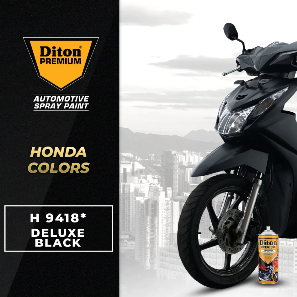 Jual CAT SEMPROT DITON PREMIUM HONDA COLORS-DELUXE BLACK H9418 | Shopee ...