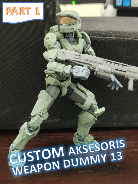 Jual Custom Aksesoris 1 - DUMMY 13 Action Figure Kit – Articulated 3D ...