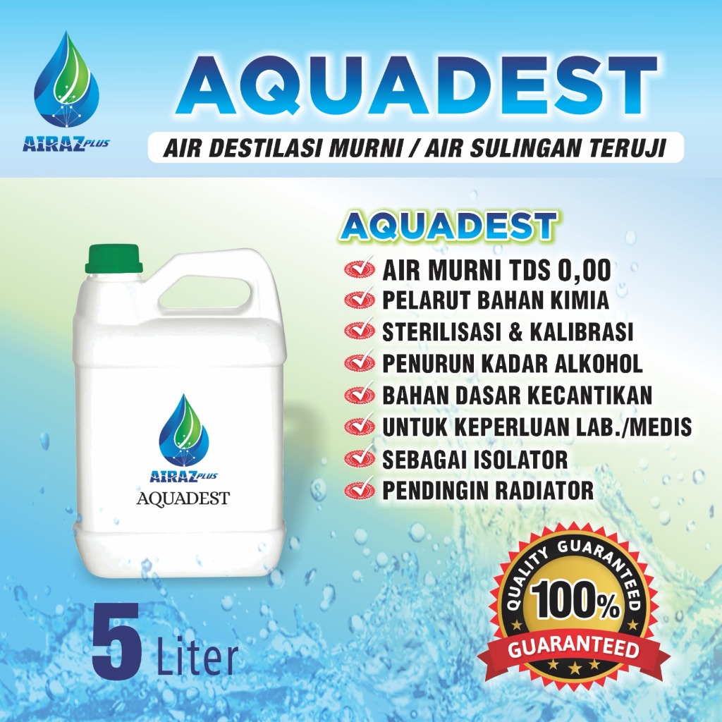 Jual Aquadest 5L | Shopee Indonesia