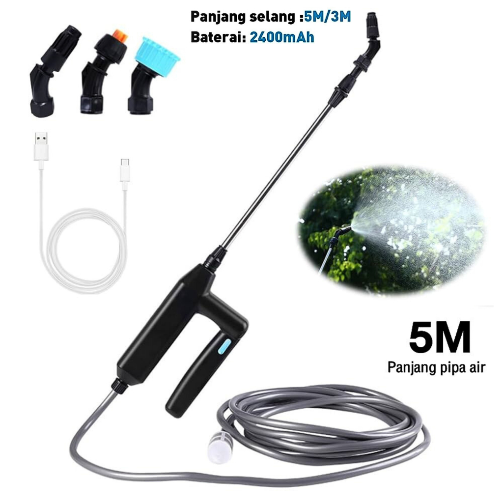 Jual HAN Stik Sprayer Elektrik Penyiram Tanaman Portabel Adjustable ...