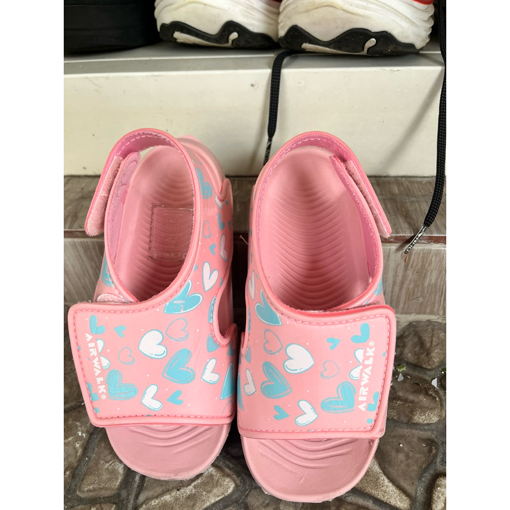 Jual sandal anak Airwalk/preloved/mulus/airwalk/airwalk pink/sandal ...