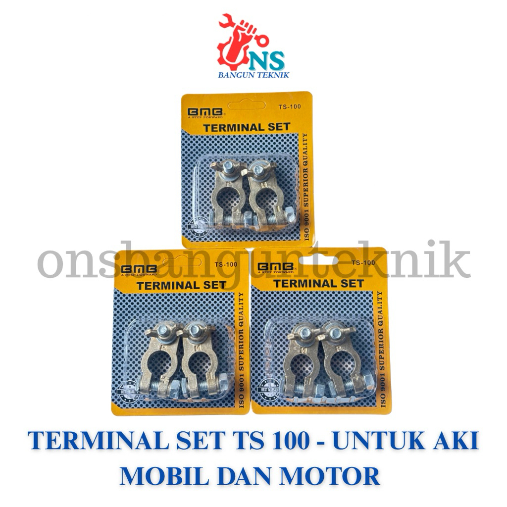 Jual Terminal Set Aki Mobil & Motor BMB TS-100 | Shopee Indonesia
