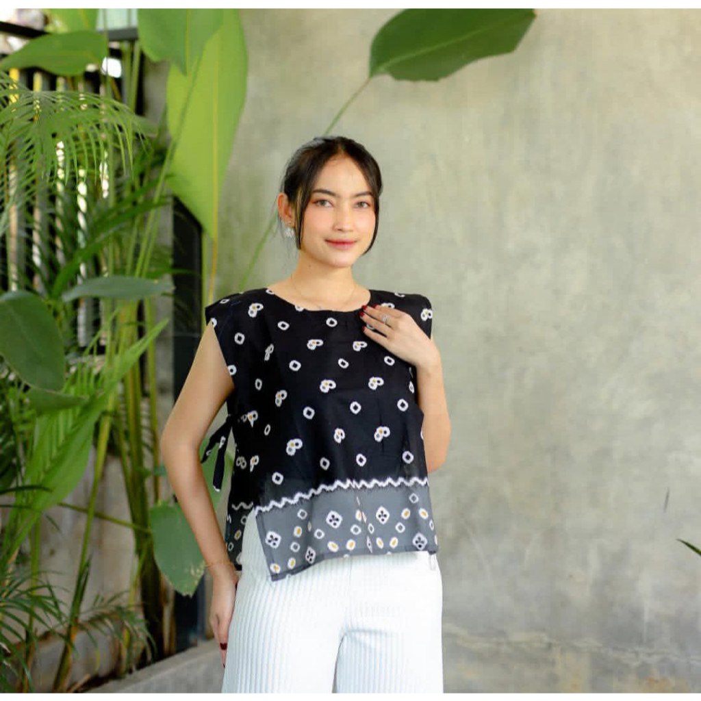 Jual Benang Raja Vest Batik Jumputan | Shopee Indonesia