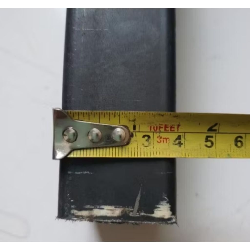 Jual Besi Holo hitam 4x6 x 2,8mm panjang 150cm | Shopee Indonesia