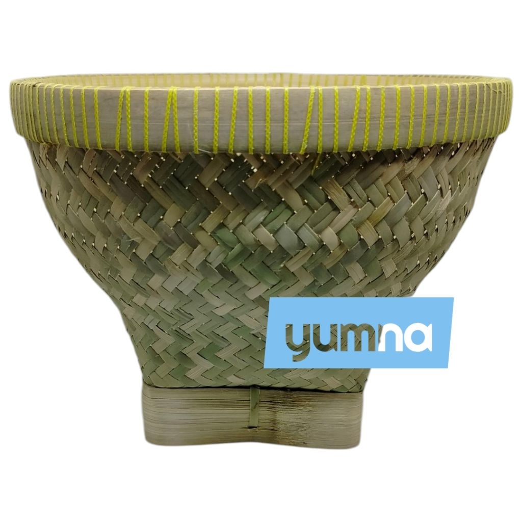Jual BAKUL NASI 28 CM GRATIS PURING BAKUL KULIT BAMBU tempat nasi wadah ...
