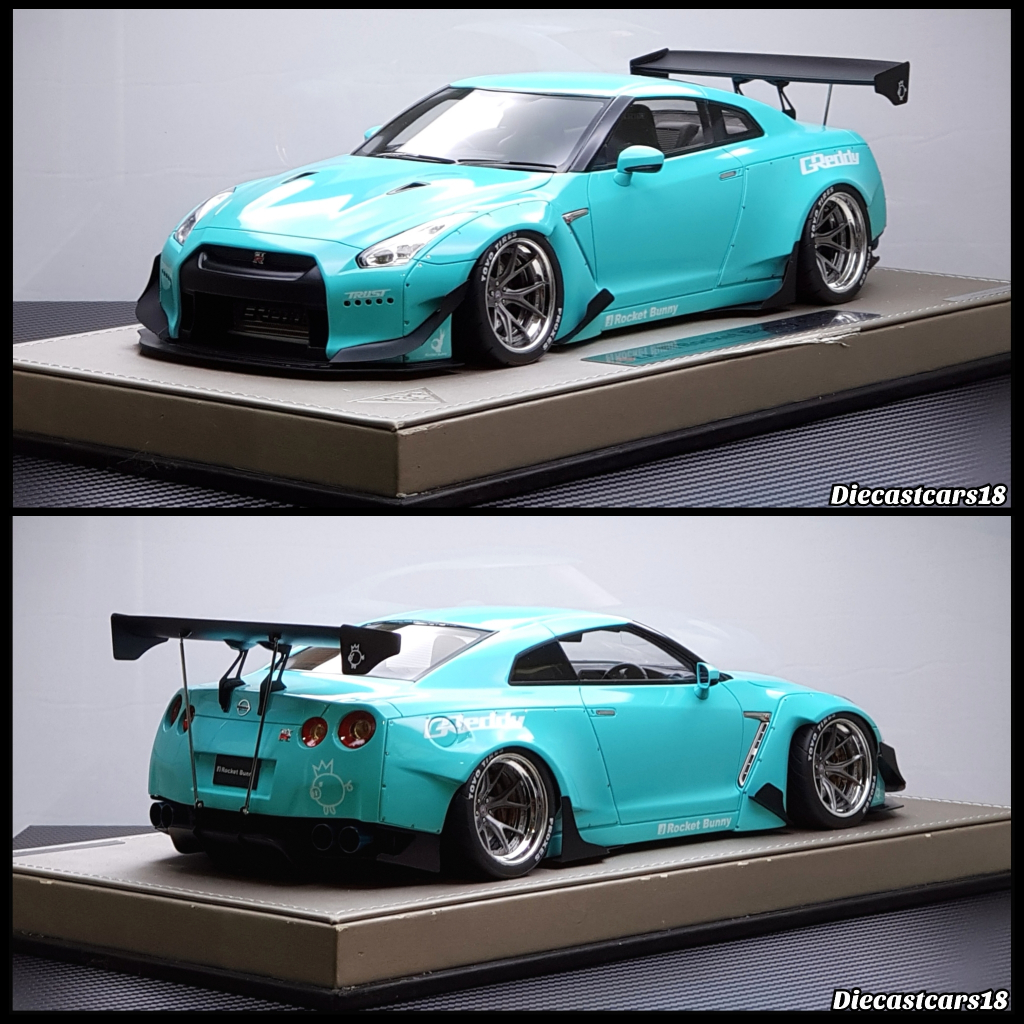 Jual 1/18 Makeup Model Nissan GTR R35 Rocket Bunny Tosca | Shopee Indonesia