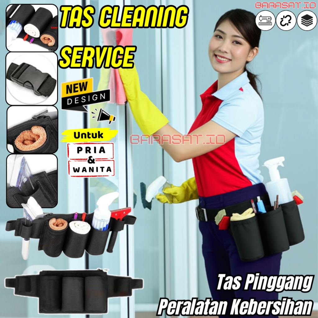 Jual Tas Sabuk Pinggang Petugas Kebersihan Cleaning Service Instansi ...