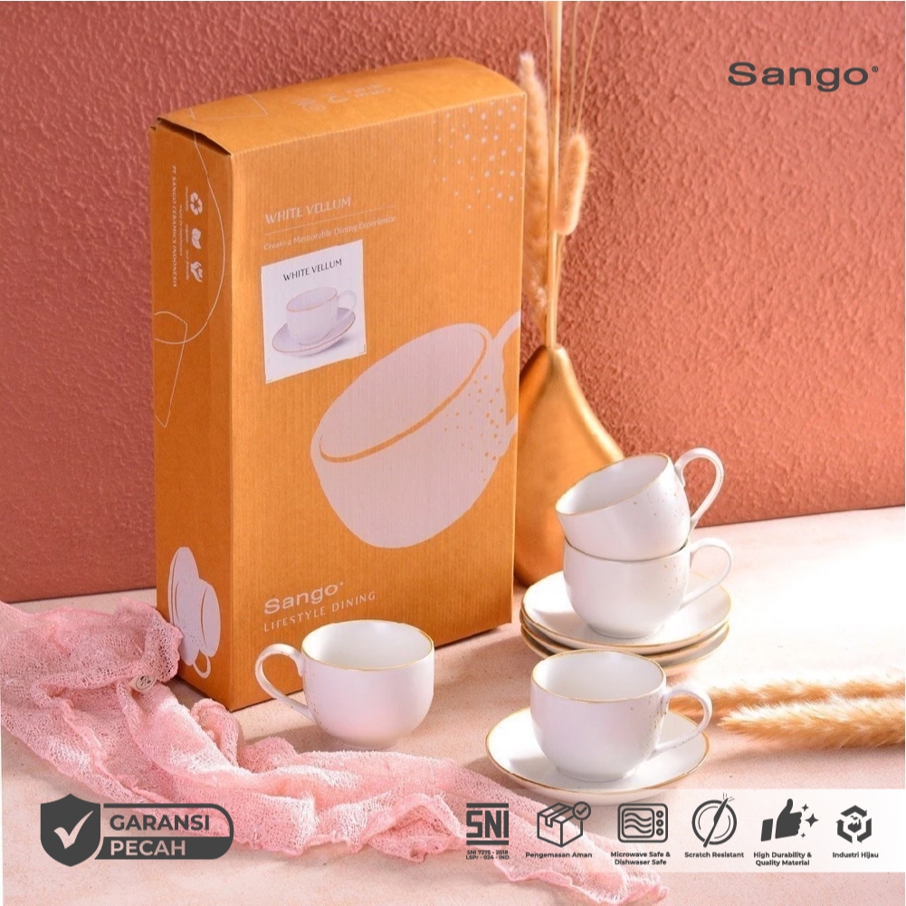 Jual SANGO Set Cangkir Vellum (Isi 8) | Shopee Indonesia