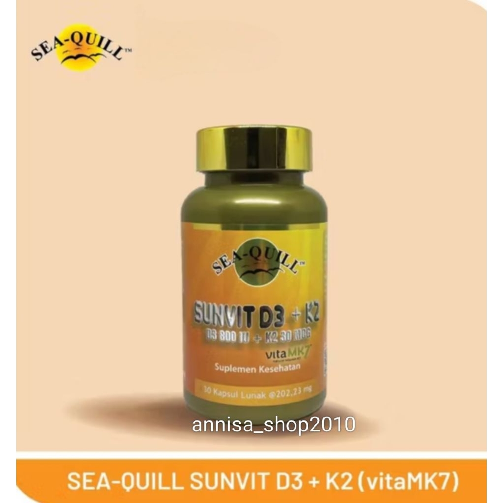 Jual Sea Quill Sunvit D3 + K2 | Shopee Indonesia