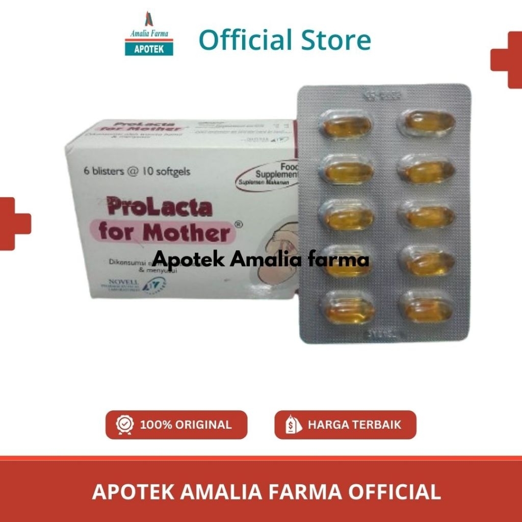 Jual PROLACTA FOR MOTHER ISI 10 CAPSUL | Shopee Indonesia