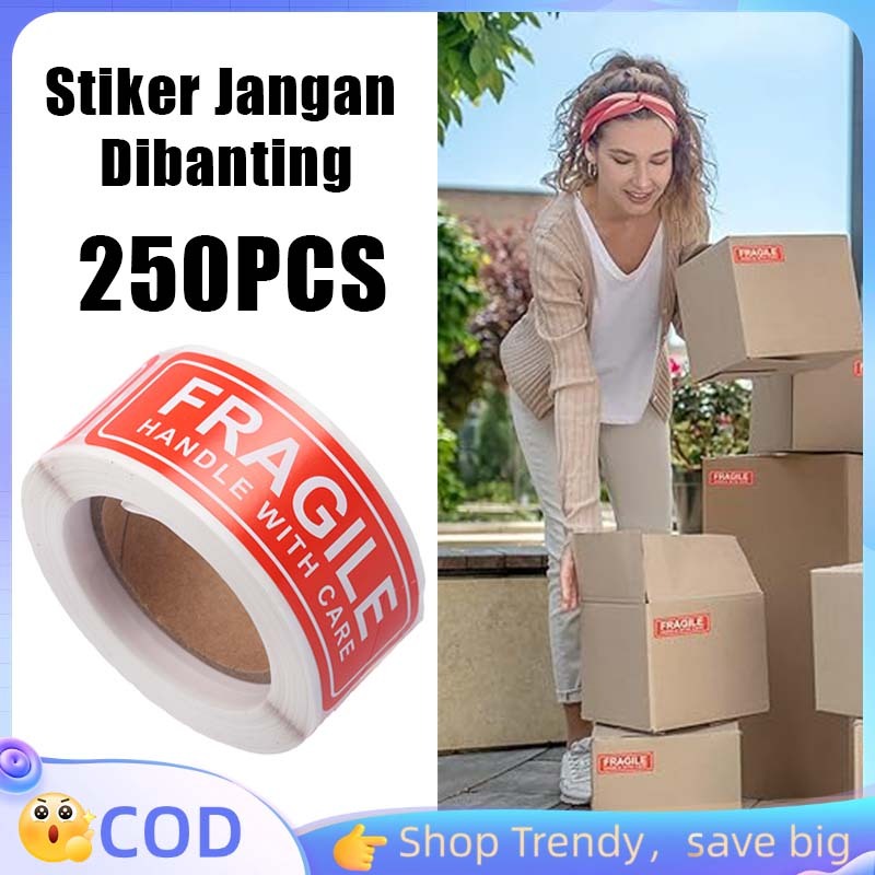 Jual Lakban Fragile Lakban Jangan Dibanting Merah Lakban Unboxing ...