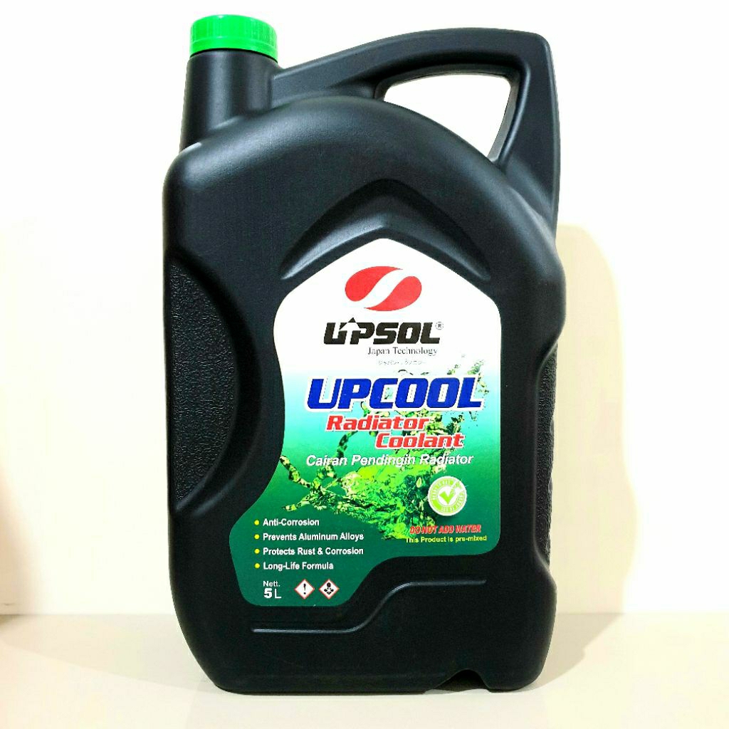 Jual UPSOL AIR RADIATOR / UPCOOL RADIATOR COOLANT KEMASAN 5L | Shopee ...