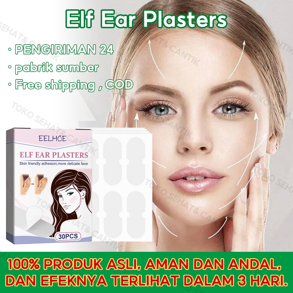 Jual EELHOE Elf Ear Plasters 30pcs Cosmetic Ear Correct Patch Telinga ...