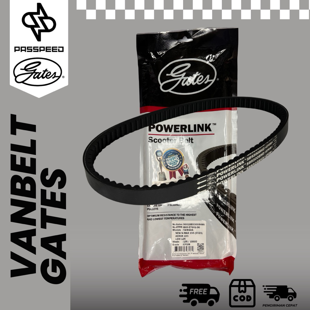 Jual Gates Powerlink Vanbelt V Belt N MAX 155 2020 LEXI 125 AEROX 155 ...