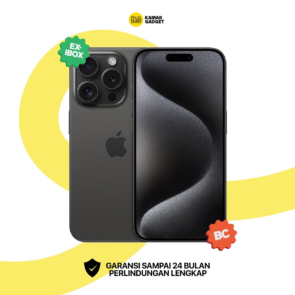 Jual Apple iPhone 15 Pro Max Second 256GB Fullset Original Garansi ...