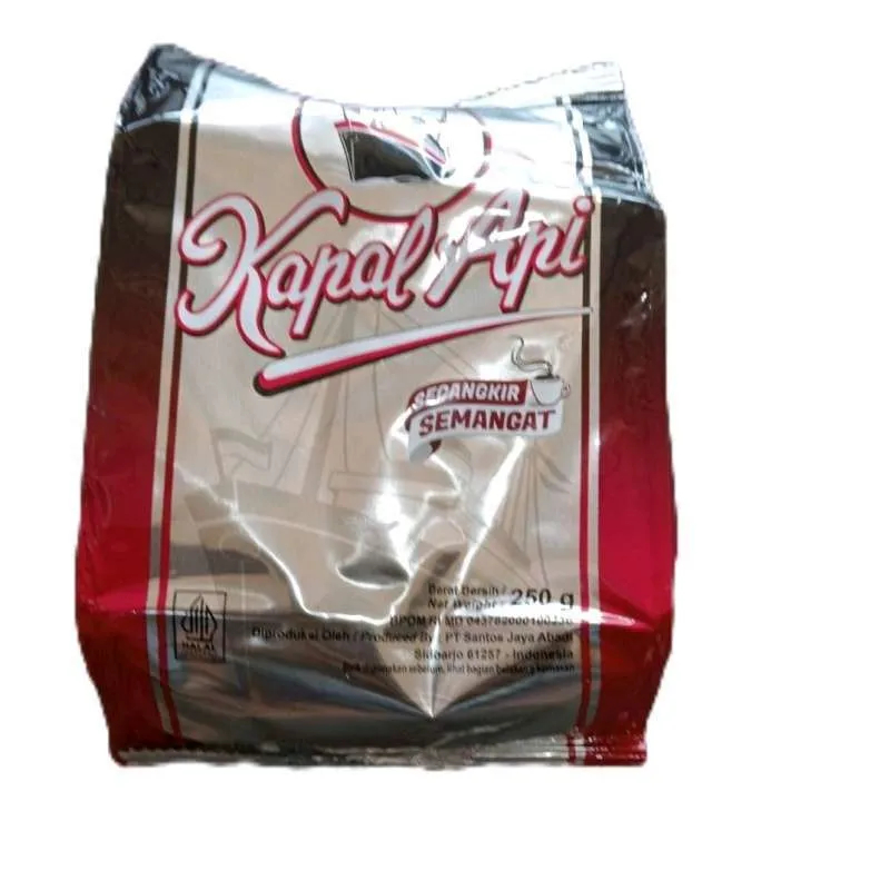 Jual Kapal Api Silver yang Biasa Pouch 250 gram | Kopi Kapal Api 250g ...