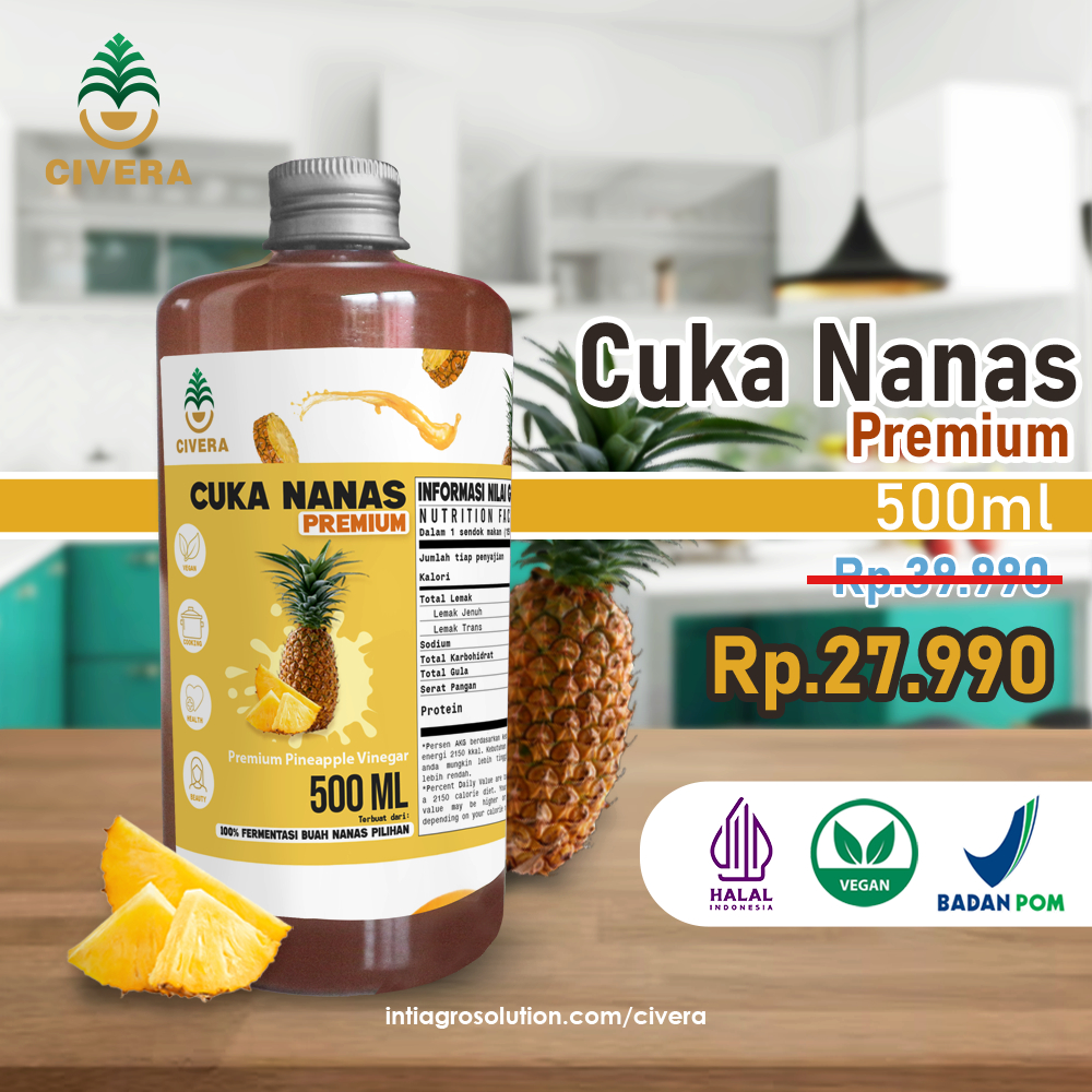 Jual Cuka Nanas untuk Diabetes 500ml - Cuka Nanas Alami Premium Quality ...