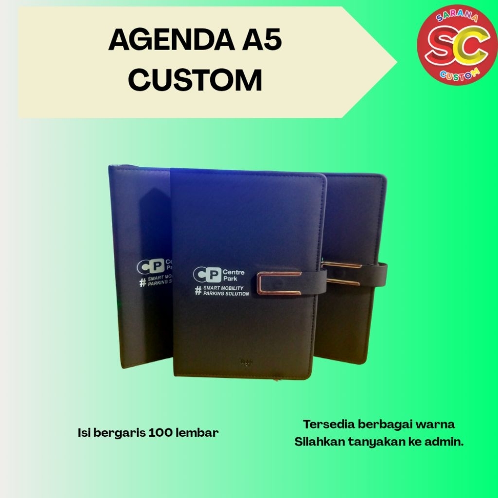 Jual Buku agenda a5 custom/buku agenda a5/buku agenda souvenir/notebook ...