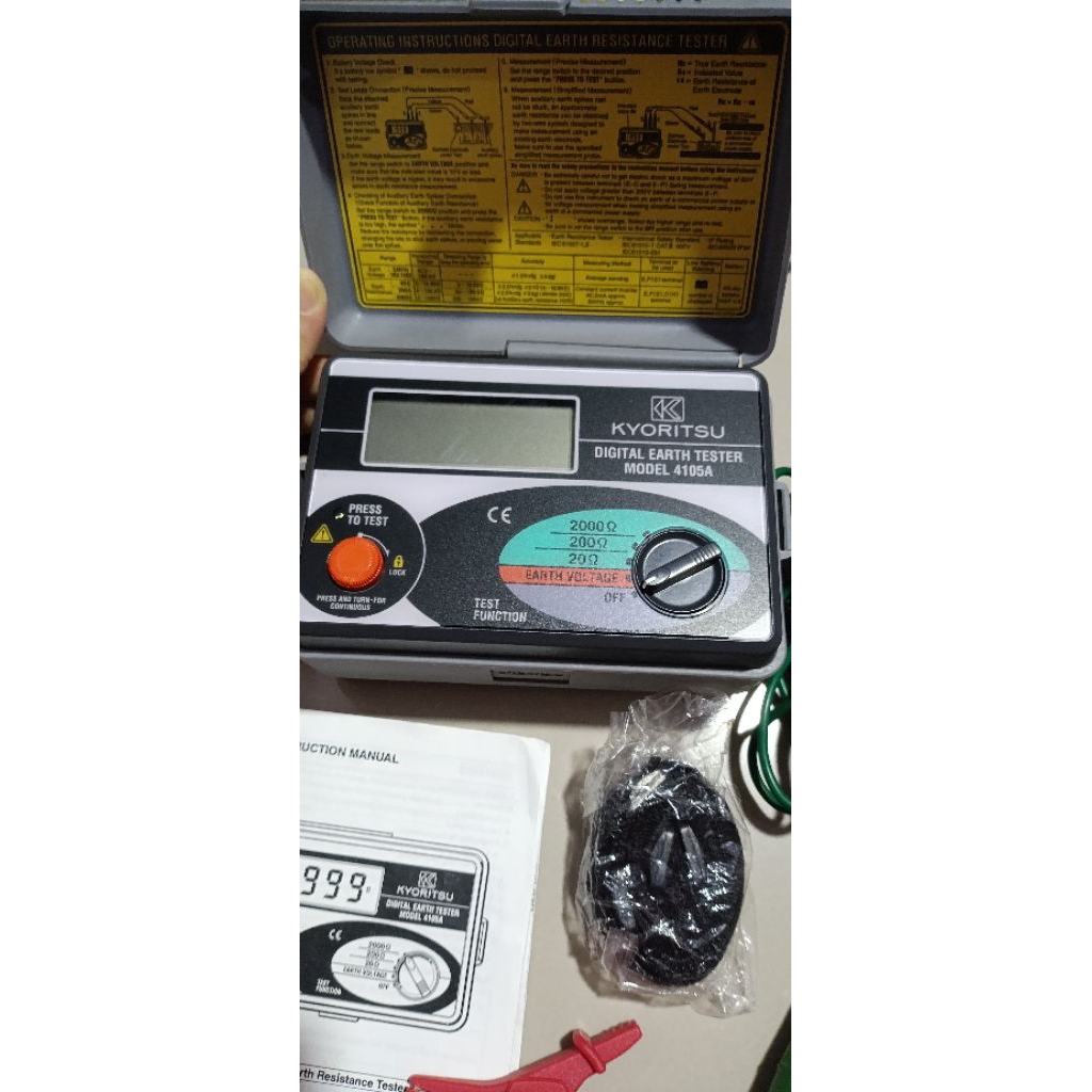 Jual kyoritsu grounding tester 4105A | Shopee Indonesia
